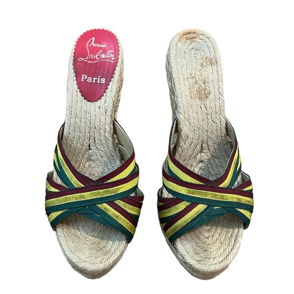 Christian Louboutin | Shoes | Christian Louboutin Rasta Jamaican Heel ...